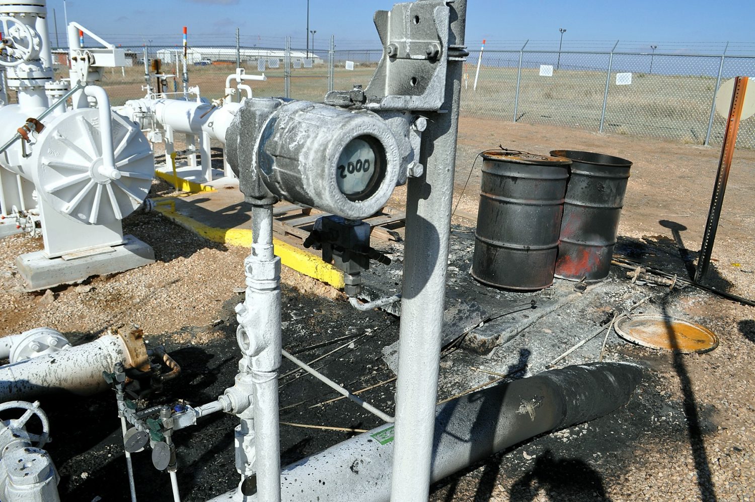 Fire damage assessment view of line looking East | G2MT Laboratories